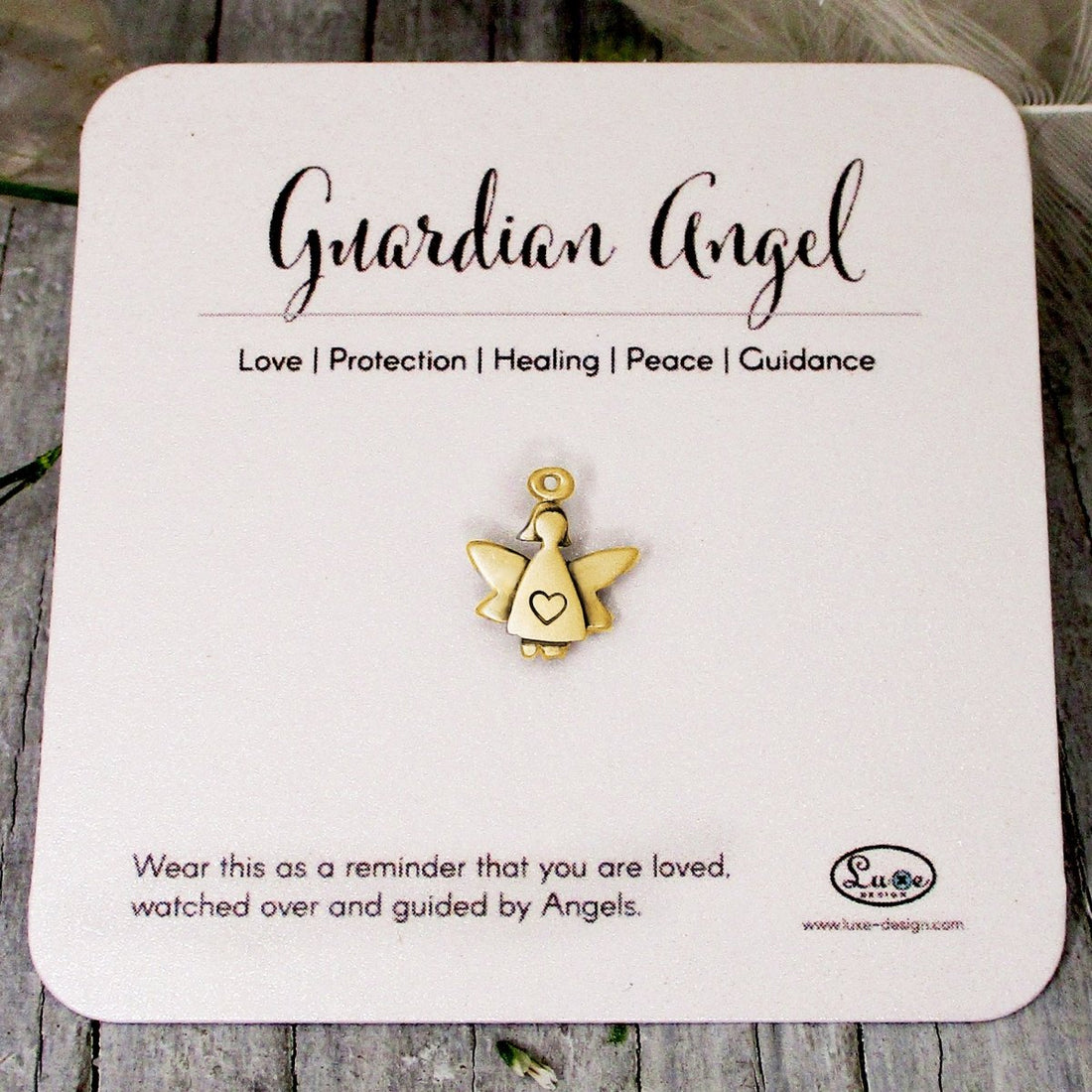 14K Gold Mini Guardian Angel PIN Custom Handmade Personalized and ...