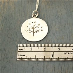 Family Tree, Tree of Life Pendant in Silver Custom Handmade ...